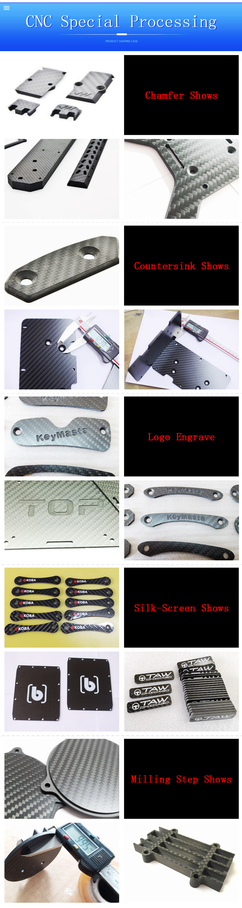 Custom Carbon Fiber Keyboard Plate Mechanical Keyboard